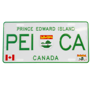 PEI Crest License Plate