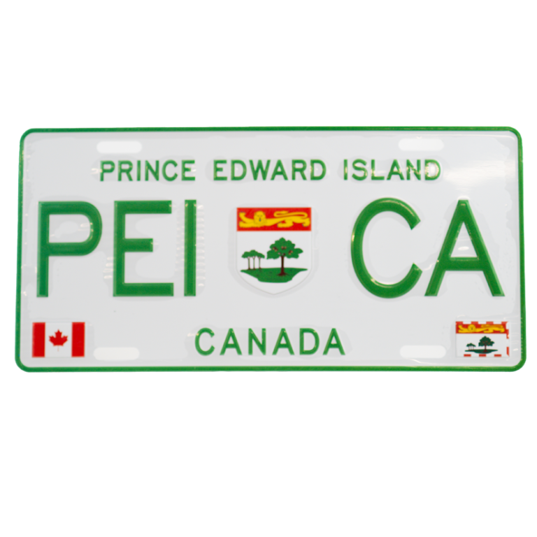 PEI Crest License Plate